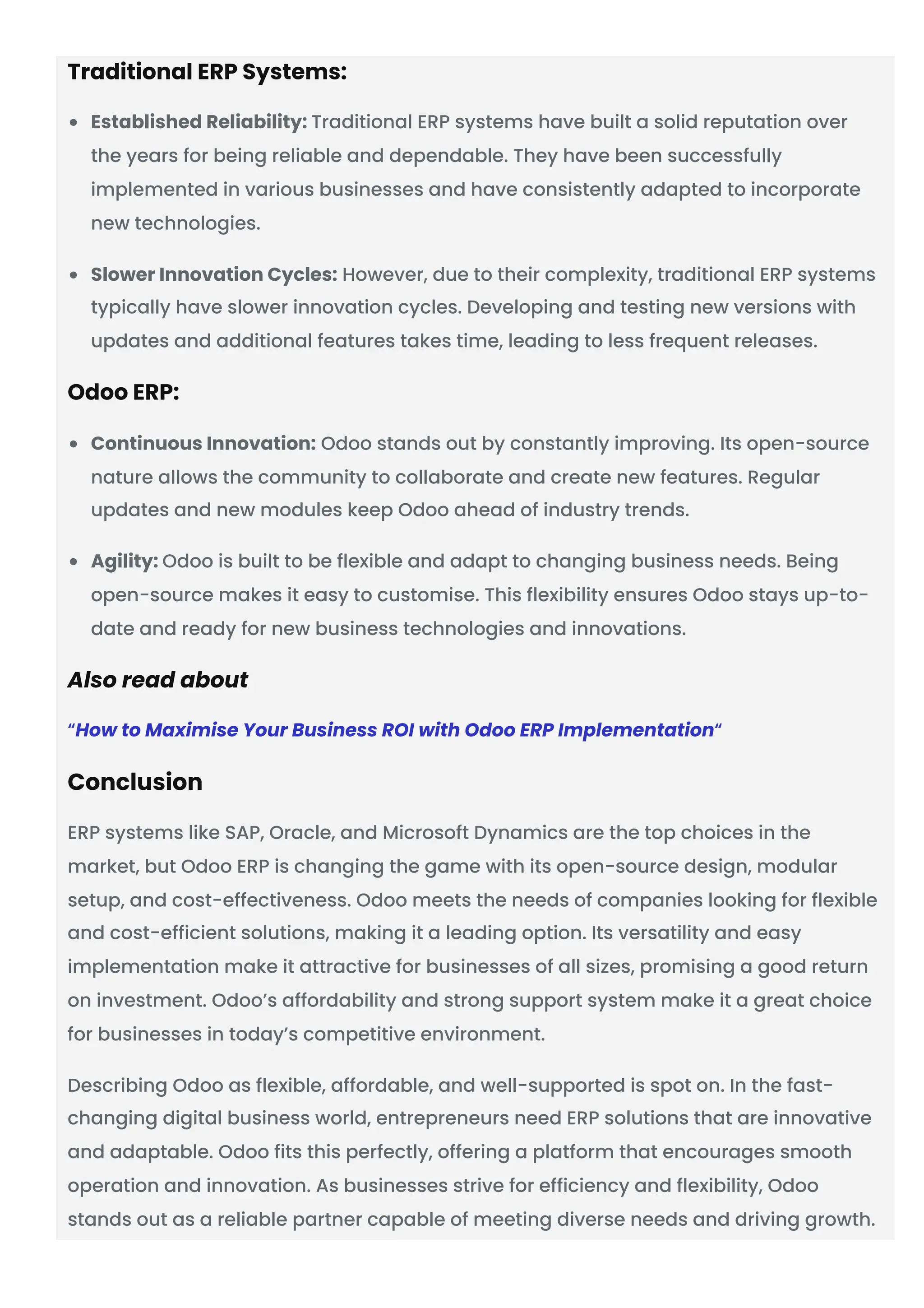 Odoo ERP Vs. Traditional ERP Systems – A Comparative Analysis | PDF Odoo ERP Vs. Traditional ERP Systems – A Comparative Analysis | PDF