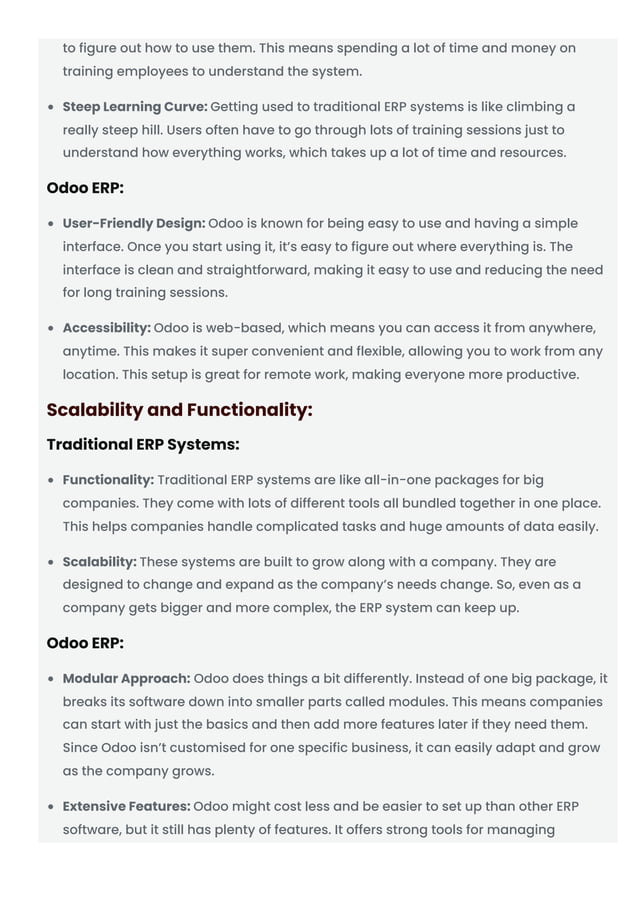 Odoo ERP Vs. Traditional ERP Systems – A Comparative Analysis | PDF Odoo ERP Vs. Traditional ERP Systems – A Comparative Analysis | PDF
