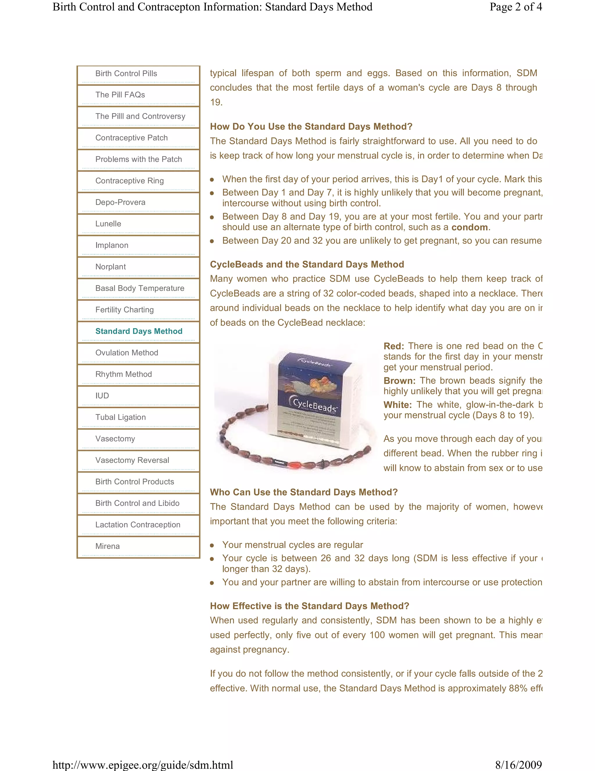 SDM Birth Control & Contraceptive | PDF