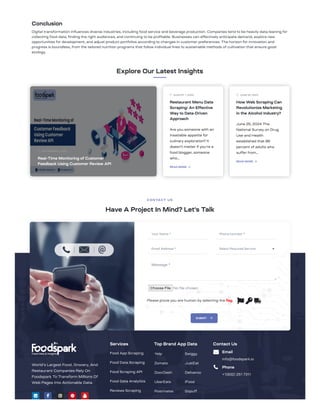 How Data Analytics Transforms Food Industry Operations? | PDF
