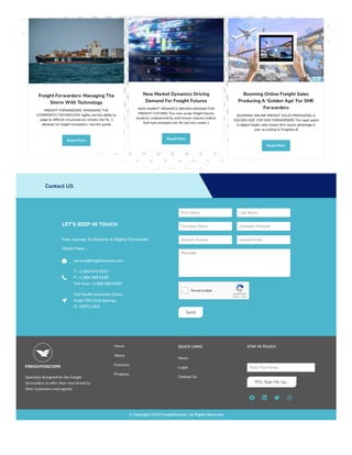 Freight Management System | Rate Management System | PDF