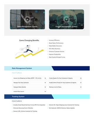 Freight Management System | Rate Management System | PDF