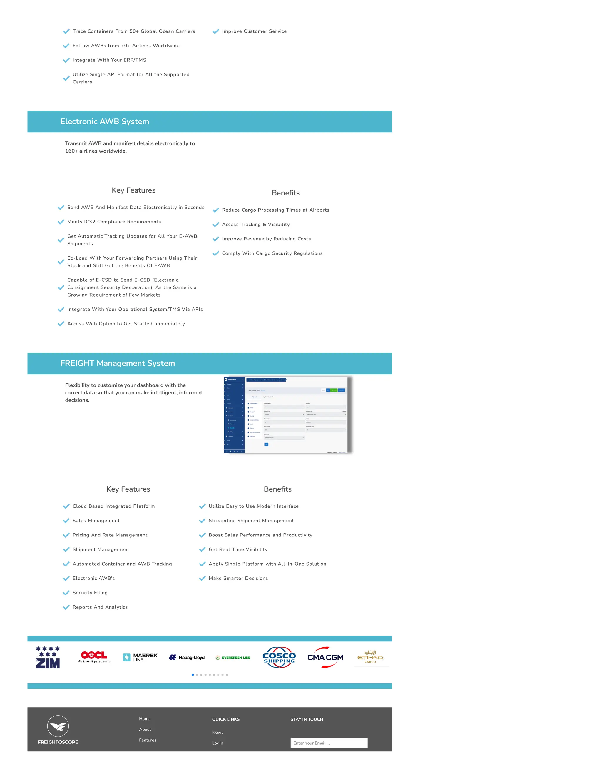 Transport Management System - Shipment & Container Tracking | PDF