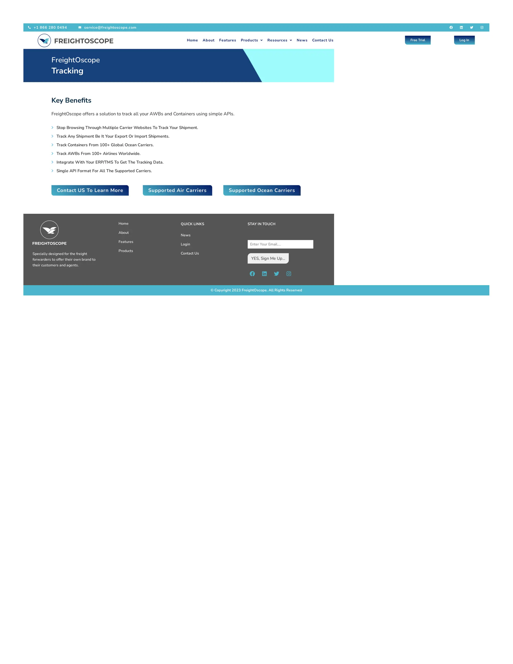 AWB trcaking | FreightOscope | PDF
