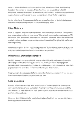 A Comparative Analysis of Express and Next JS | PDF