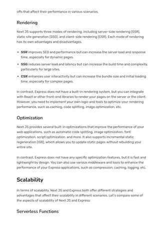 A Comparative Analysis of Express and Next JS | PDF