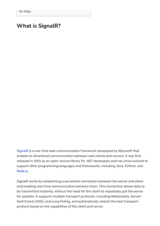 SignalR or RabbitMQ: Which is the better messaging tool? | PDF