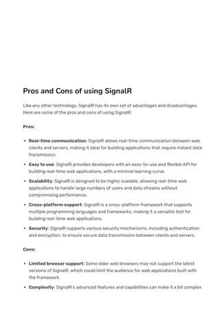 SignalR or RabbitMQ: Which is the better messaging tool? | PDF
