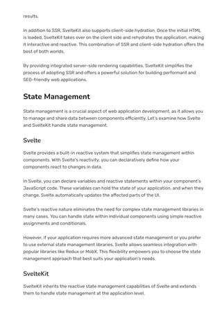 Decoding Svelte and SvelteKit: Unveiling the Key Distinctions | PDF | Web Development | Internet