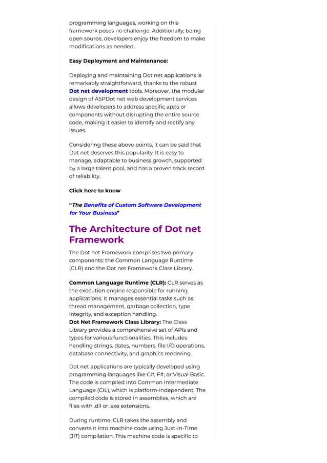 Why Dot Net is the Most Demanded Framework in 2024 | PDF