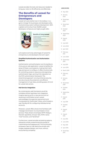 Why Laravel is Best for Faster Web Application Development | PDF
