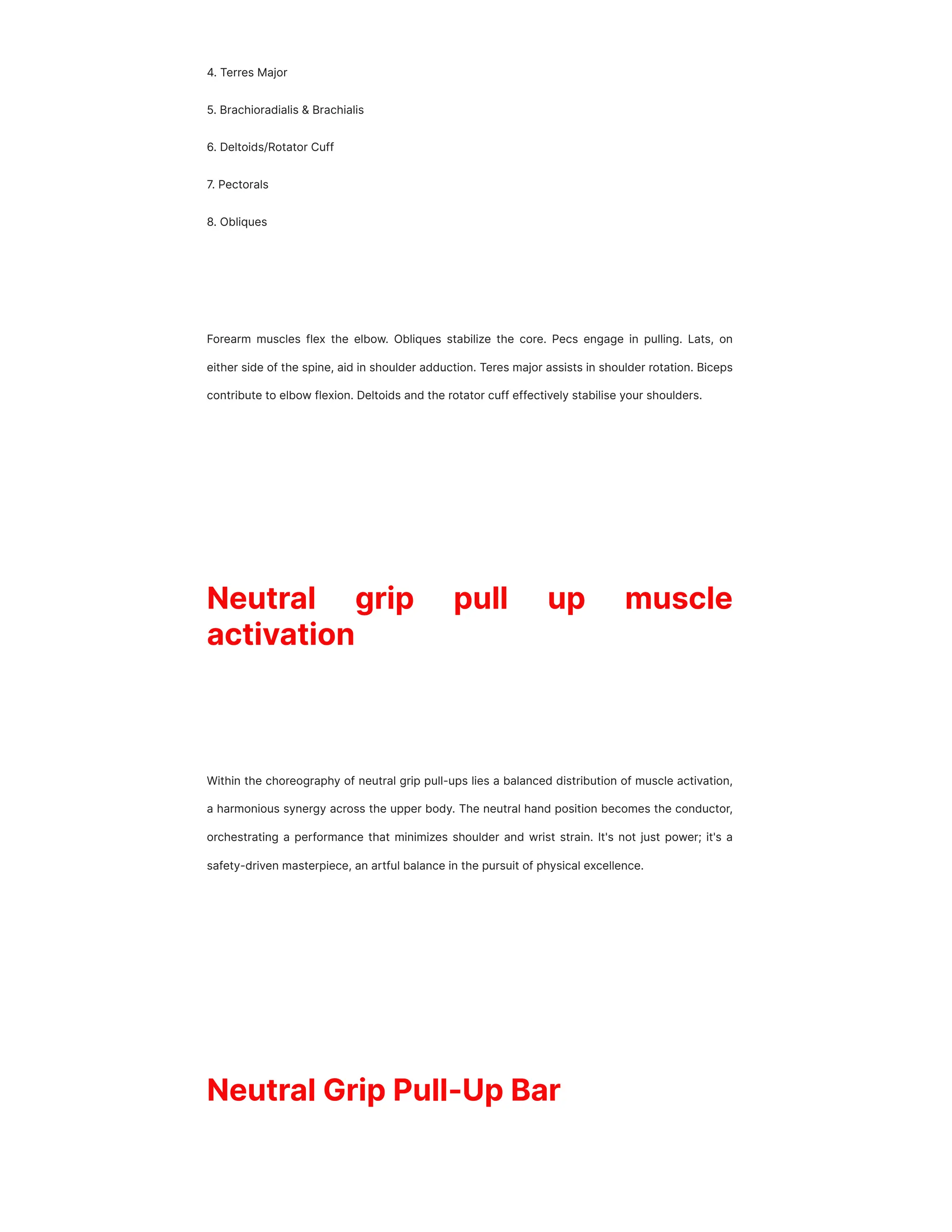 What muscles do neutral grip pull-ups work: Neutral grip pull up ...