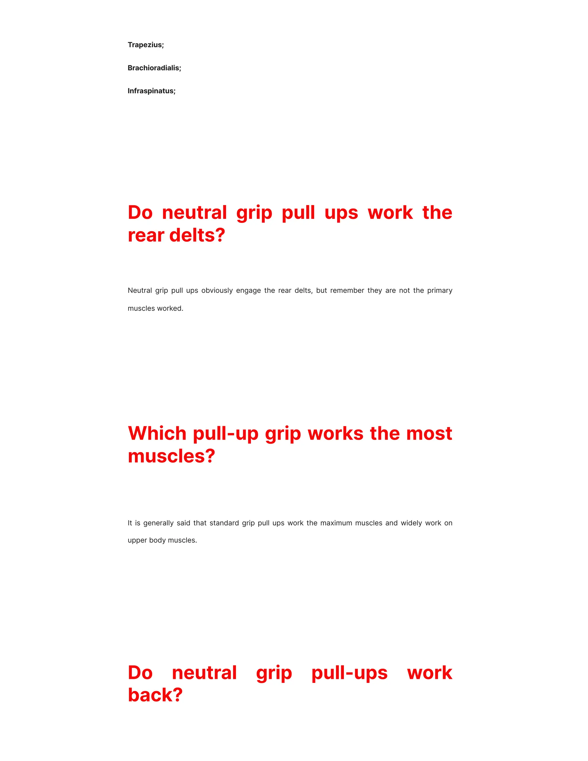 What muscles do neutral grip pull-ups work: Neutral grip pull up ...