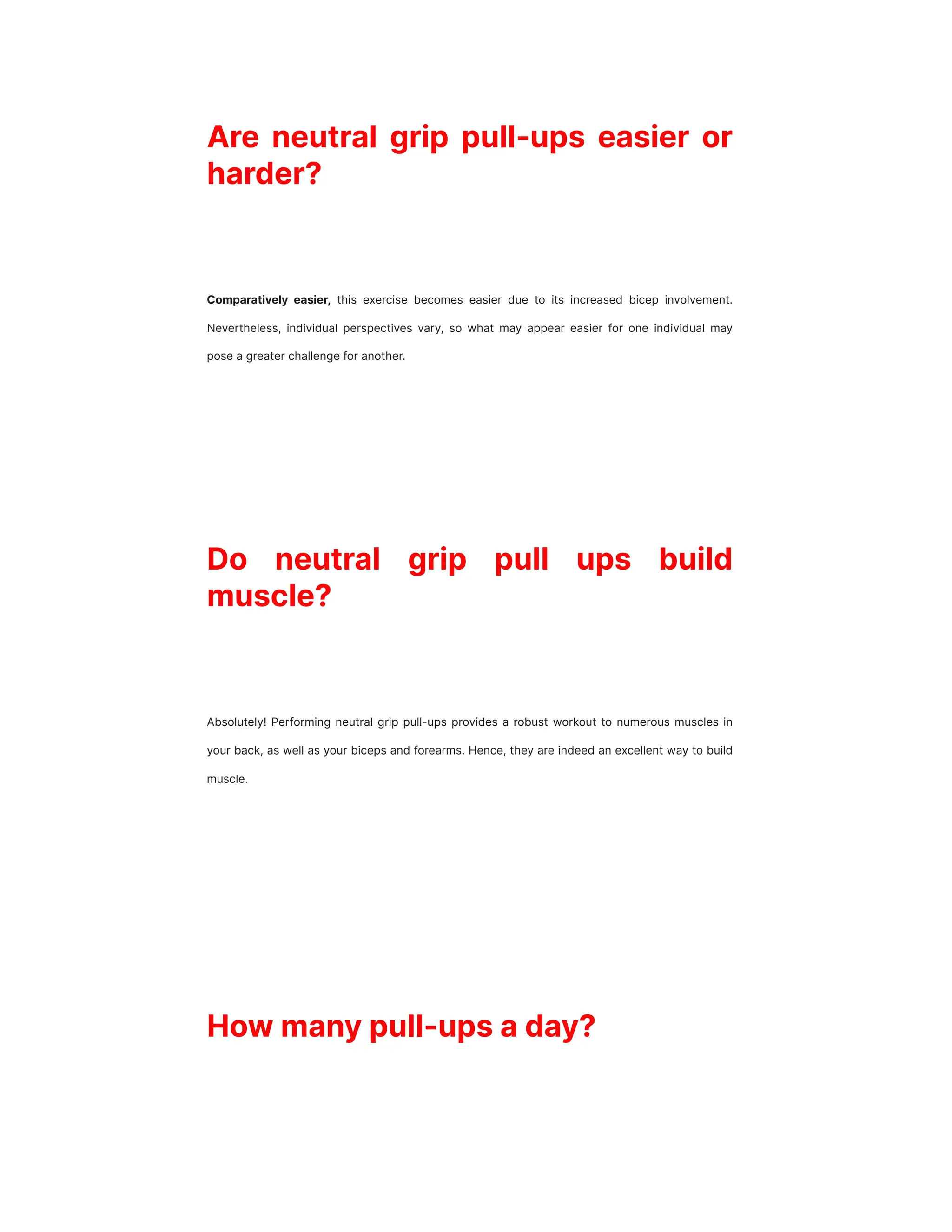 What muscles do neutral grip pull-ups work: Neutral grip pull up ...
