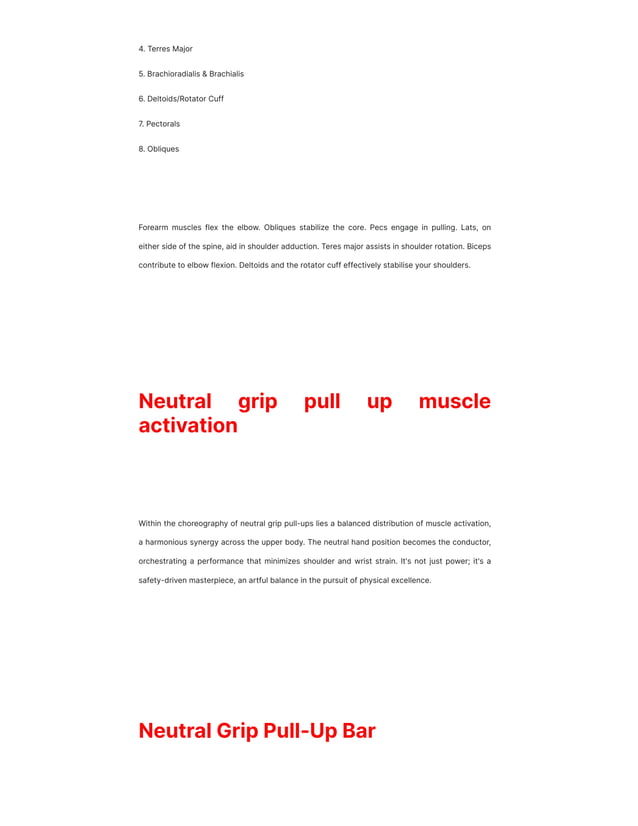What muscles do neutral grip pull-ups work: Neutral grip pull up ...
