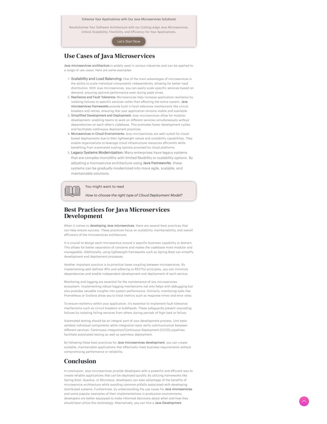 Basics of Java Microservices: Frameworks, Examples & Use Cases | PDF Basics of Java Microservices: Frameworks, Examples & Use Cases | PDF