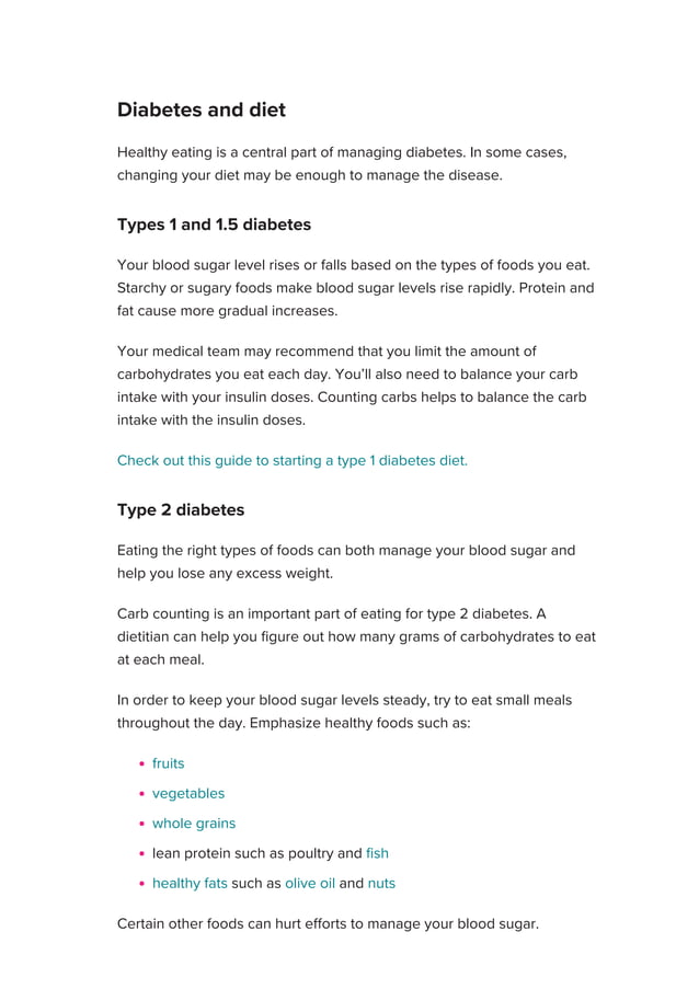Everything You Need to Know About Diabetes | PDF