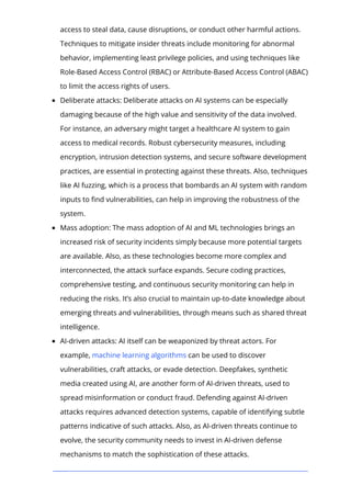 Data security in AI systems | PDF