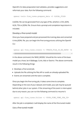 Fine-tuning Pre-Trained Models for Generative AI Applications | PDF | Web Development | Internet