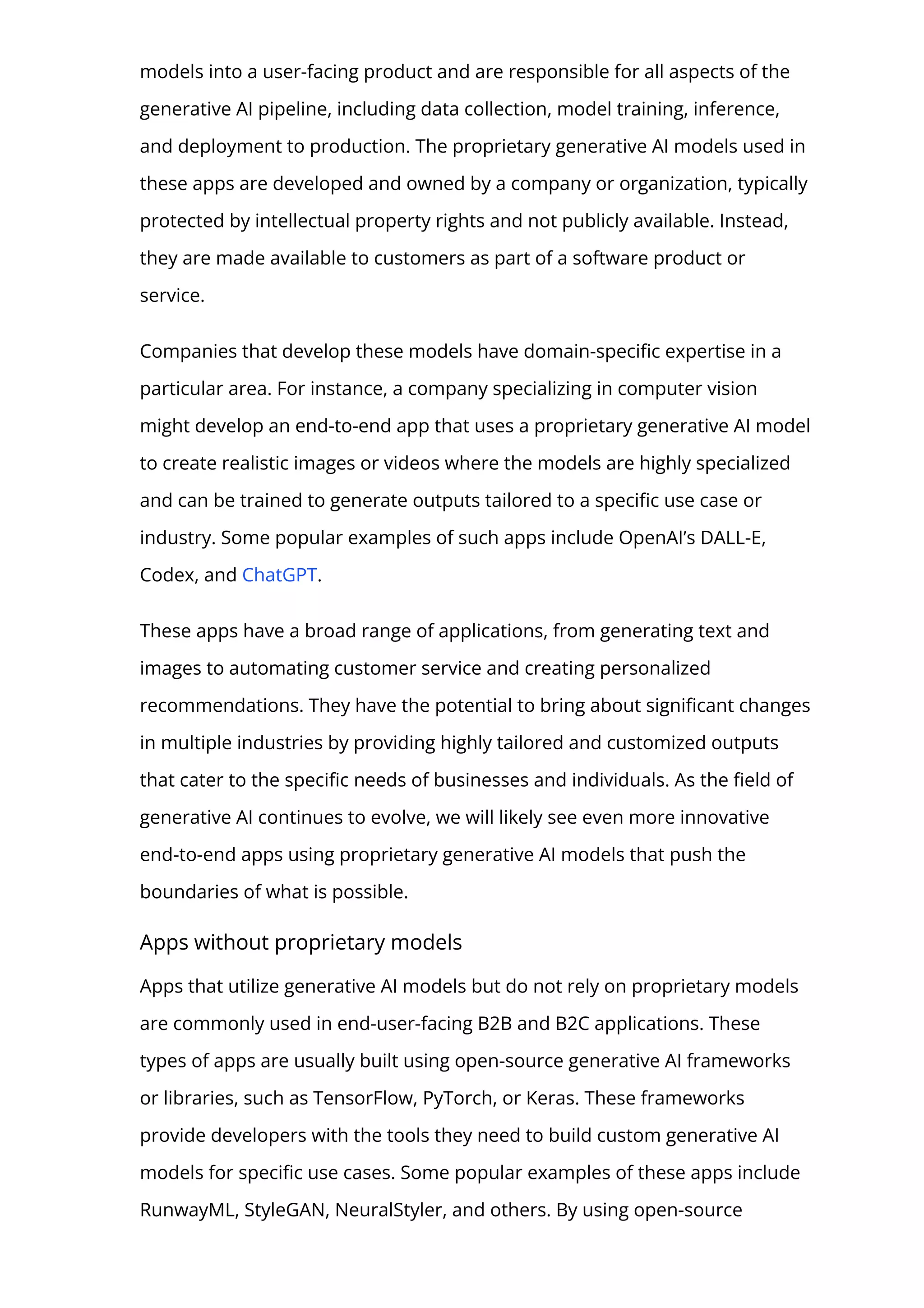 Generative AI: A Comprehensive Tech Stack Breakdown | PDF