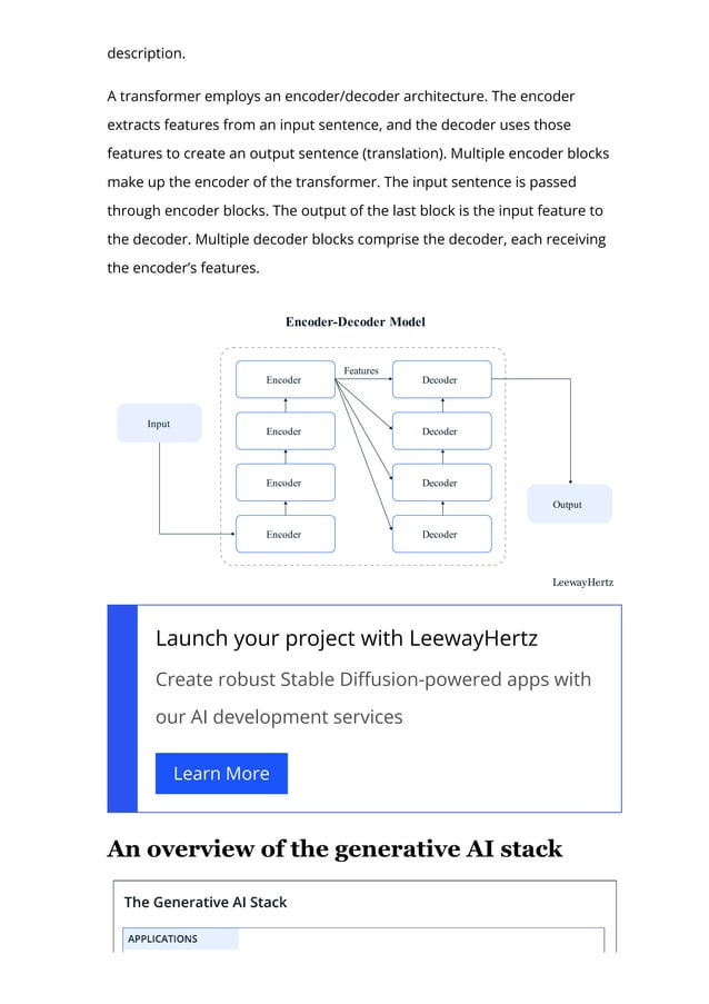 Generative AI: A Comprehensive Tech Stack Breakdown | PDF | Computing | Technology & Computing