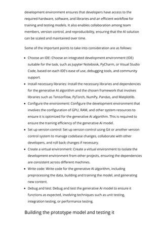 How to build a generative AI solution? | PDF