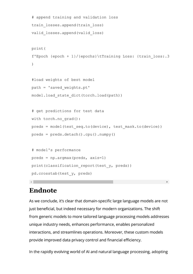 Train Foundation Model For Domain Specific Language Model Pdf Computing Technology And Computing