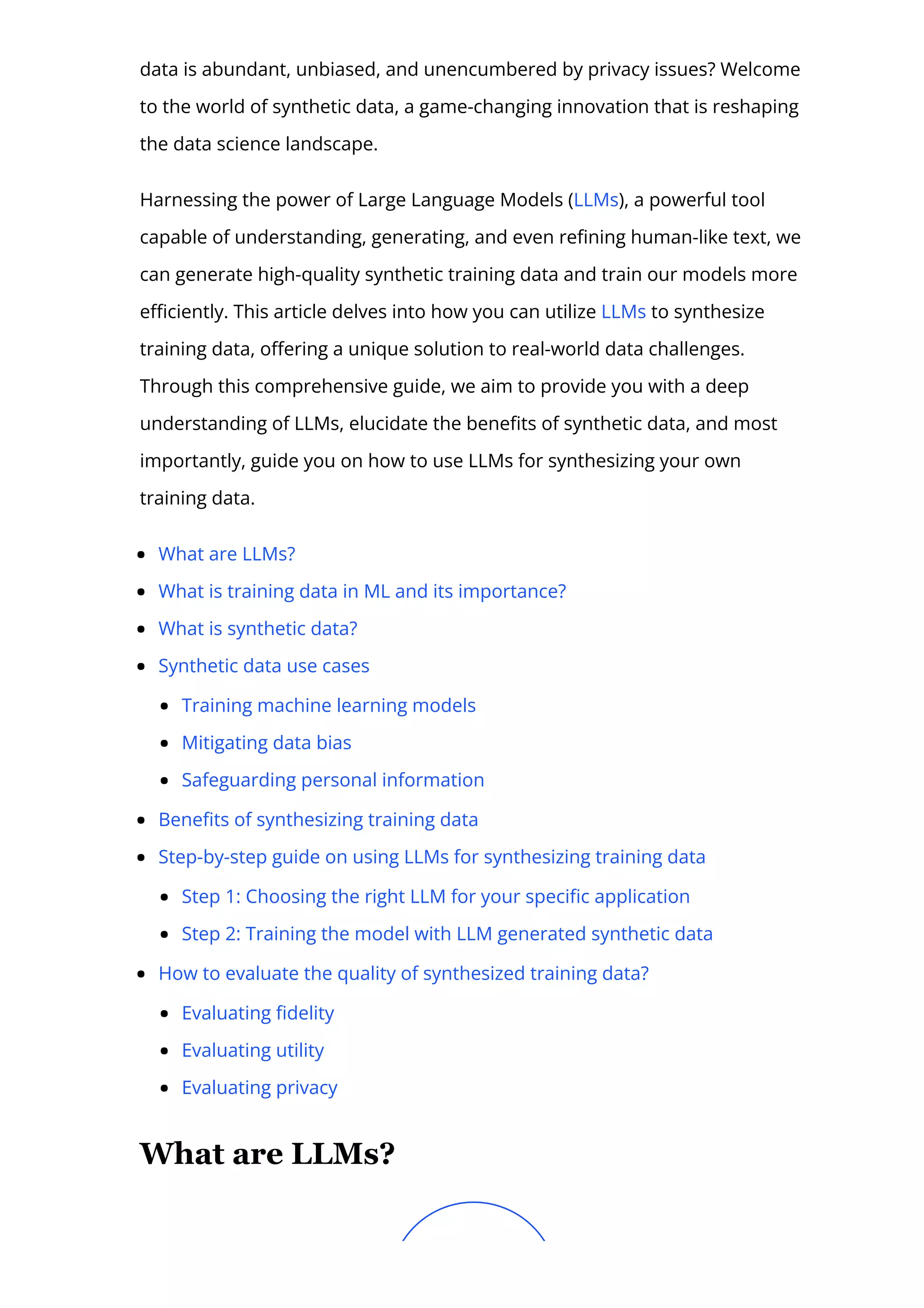 How to use LLMs in synthesizing training data? | PDF | Artificial Intelligence | Technology ...