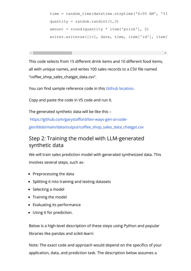 How to use LLMs in synthesizing training data? | PDF | Artificial Intelligence | Technology ...