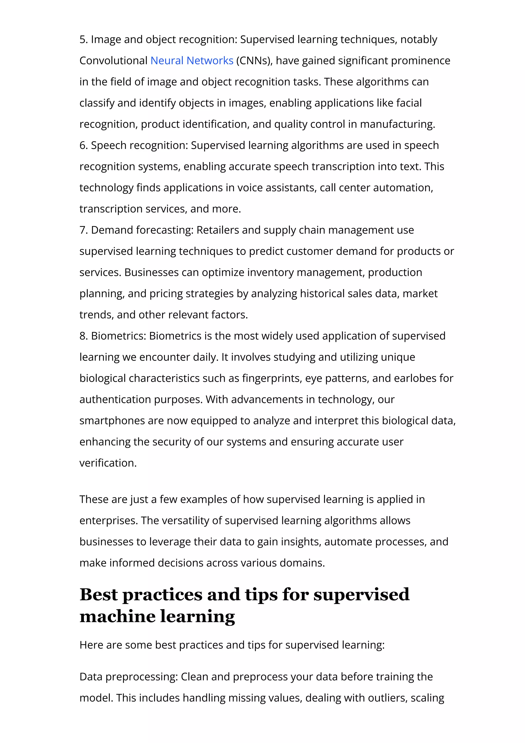 Supervised learning techniques and applications | PDF | Web Development | Internet