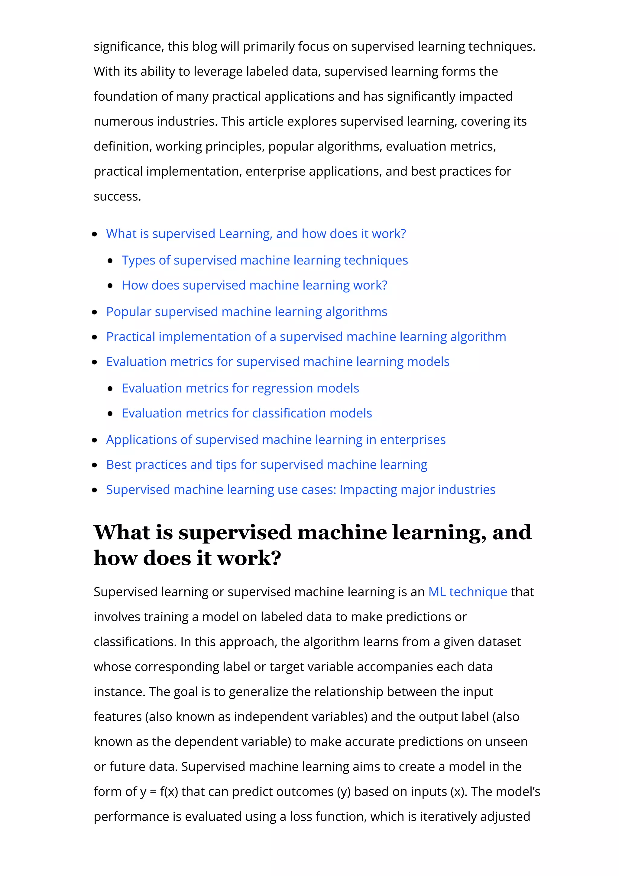 Supervised learning techniques and applications | PDF Supervised learning techniques and applications | PDF