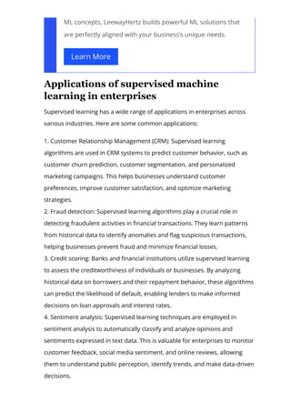 Supervised learning techniques and applications | PDF | Web Development ...