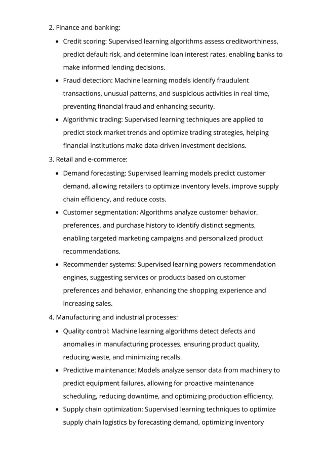 Supervised learning techniques and applications | PDF | Web Development ...