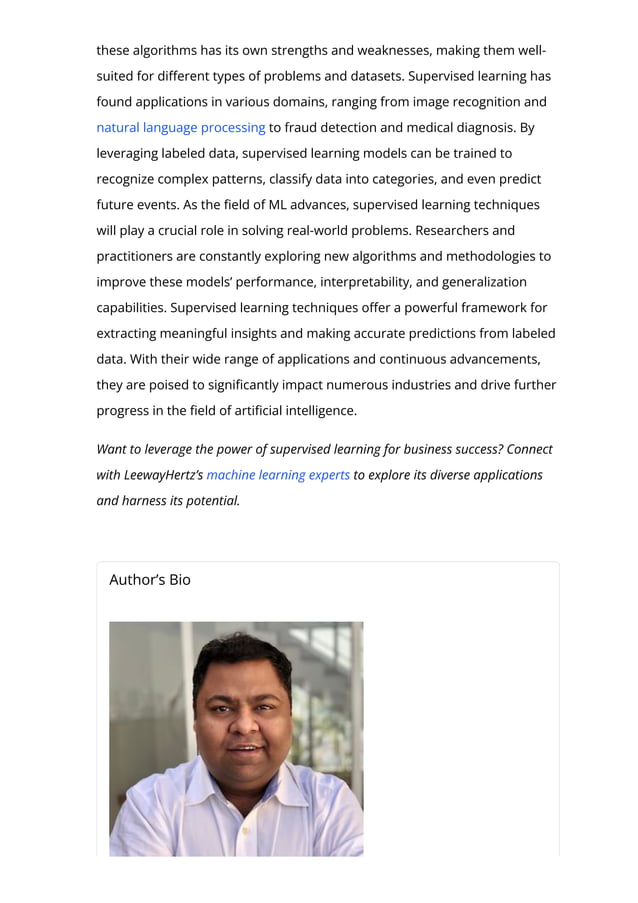 Supervised learning techniques and applications | PDF Supervised learning techniques and applications | PDF