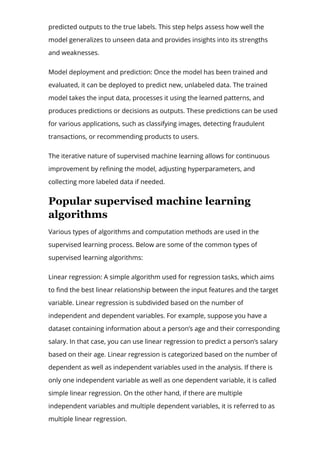 Supervised learning techniques and applications | PDF | Web Development ...