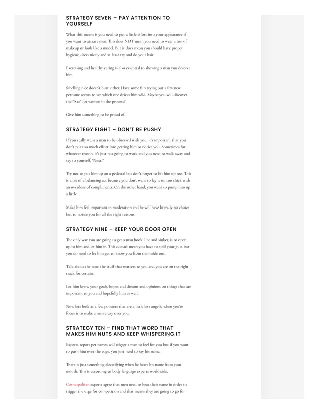 Make him OBSESSED with you | PDF