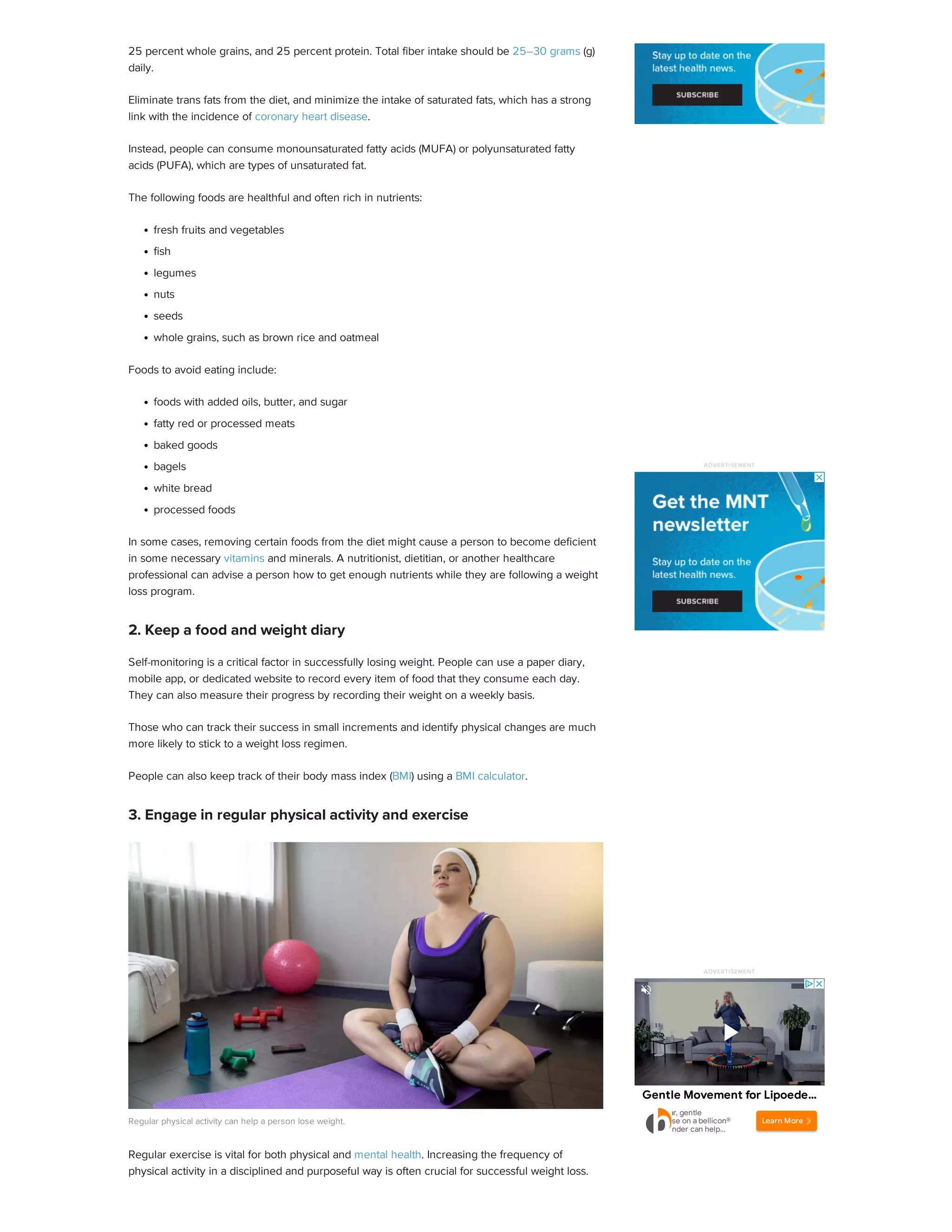 10 tips for successful weight loss | PDF | Food & Drink