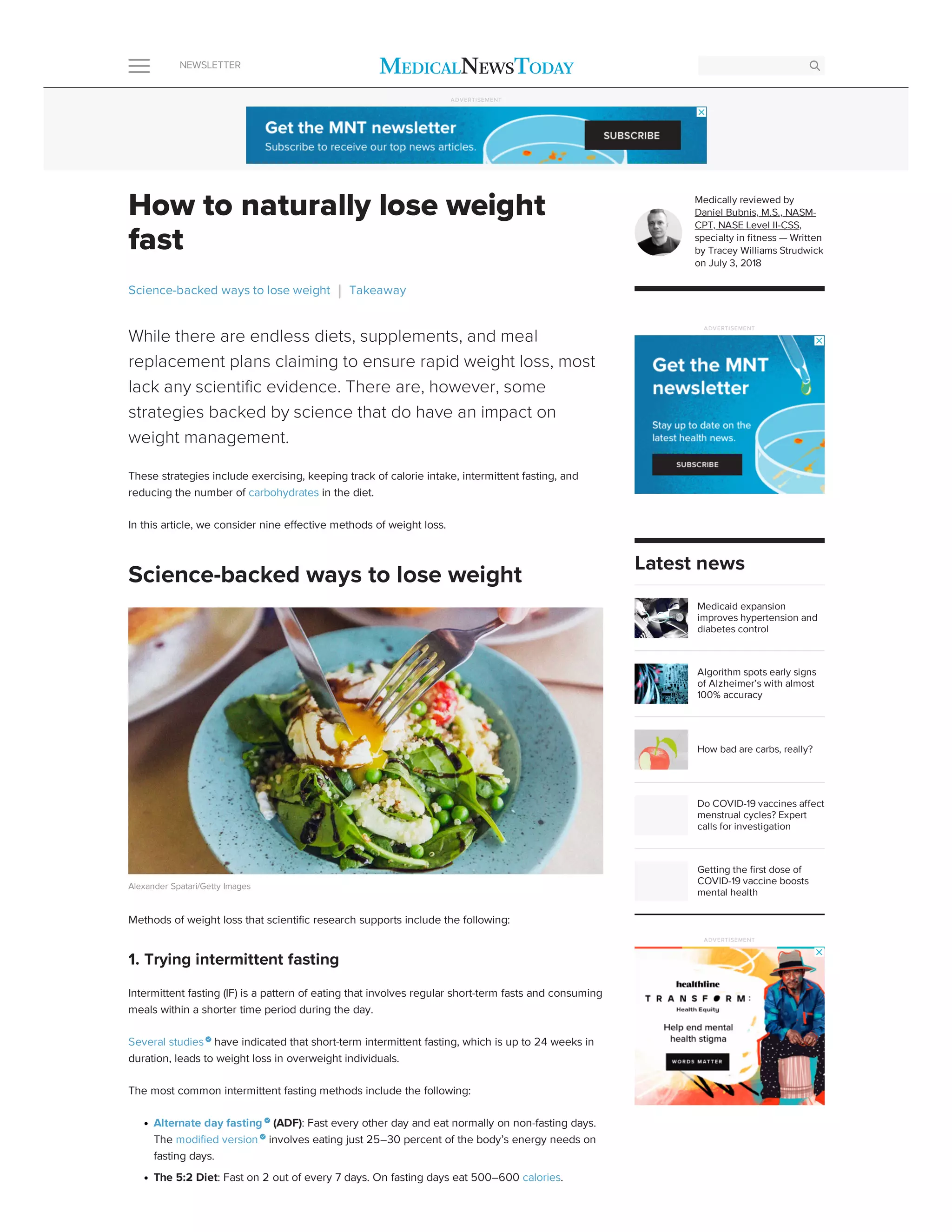 How to naturally lose weight fast | PDF