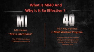 Www mi40results-com | PPTX | Fitness and Exercise | Healthy Living