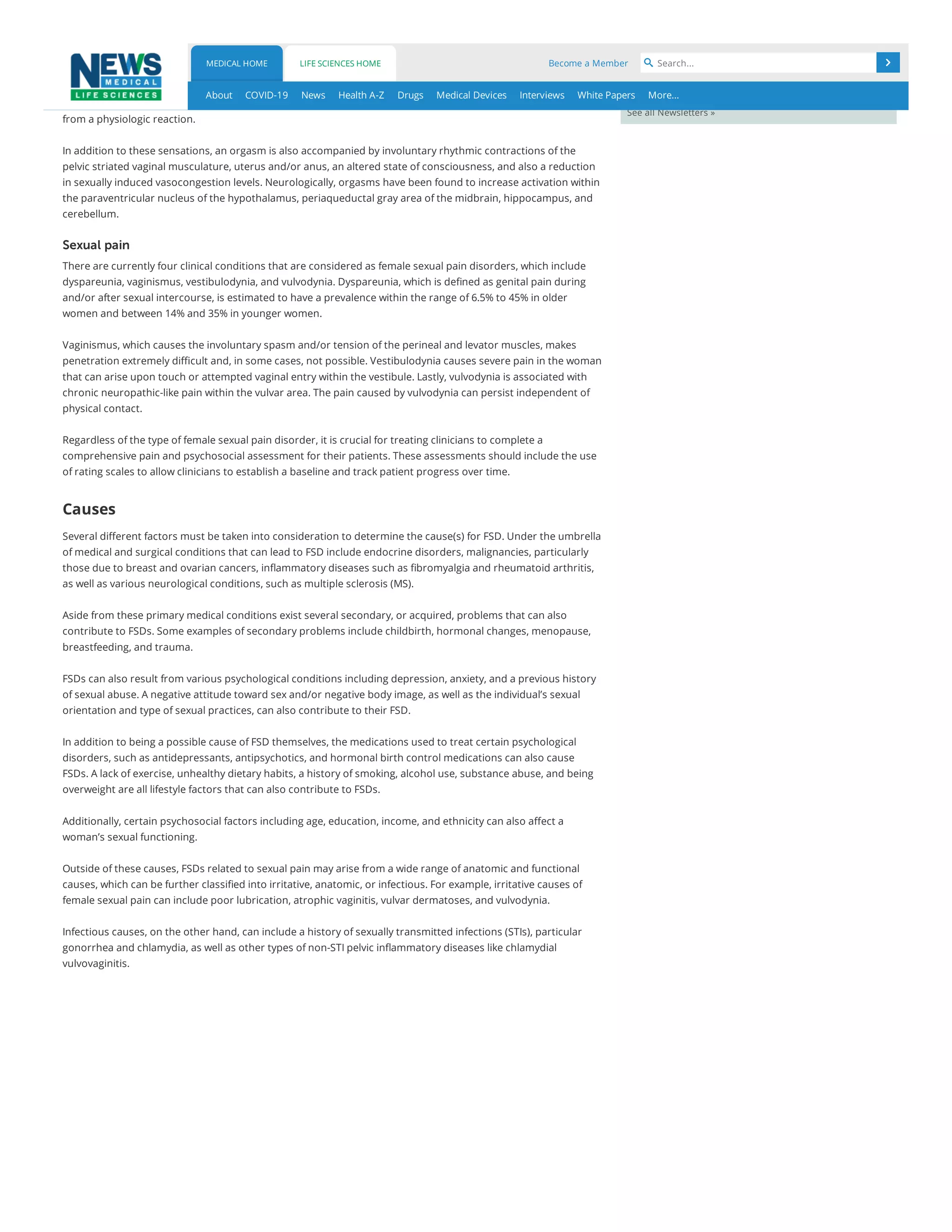Female Sexual Dysfunction | PDF