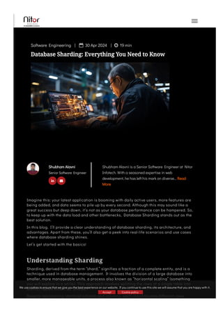 Database Sharding: Complete understanding | PDF | Databases | Computer Software and Applications