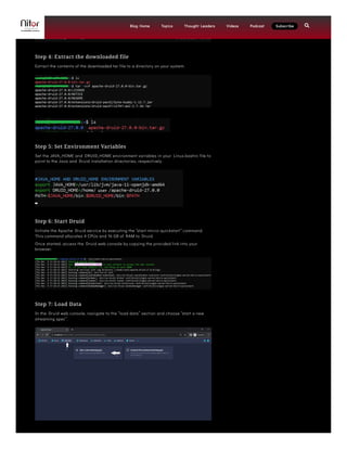 Hands-on with Apache Druid: Installation & Data Ingestion Steps | PDF