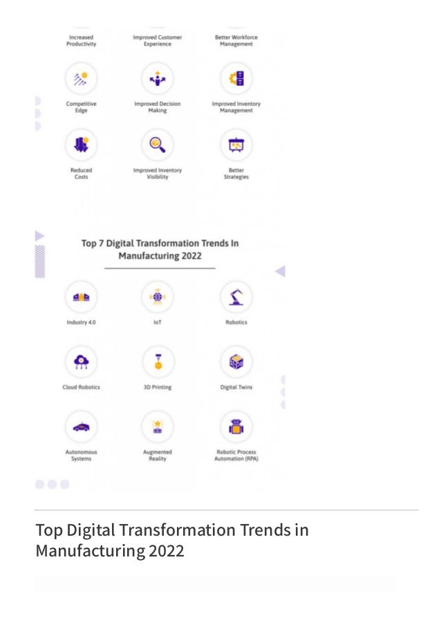 Digital Transformation in Manufacturing: Benefits and Trends | PDF