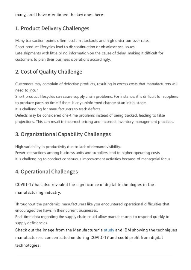 Digital Transformation in Manufacturing: Benefits and Trends | PDF