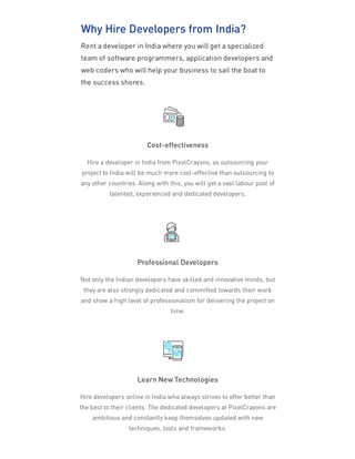 HIRE DEVELOPERS IN INDIA | HIRE INDIAN DEVELOPERS | PDF