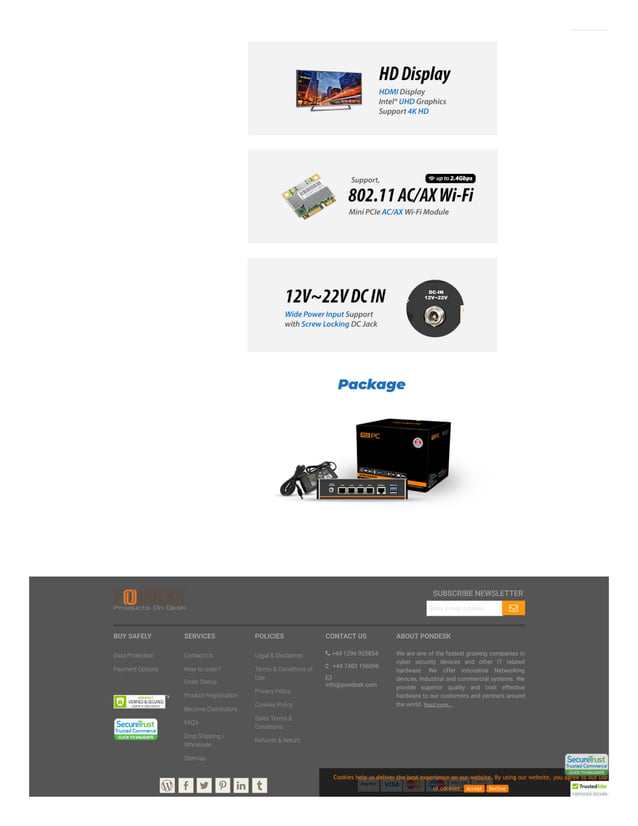 5G CPE Fanless Network Appliance SD-WAN MNHO-095 | PDF | Computing | Technology & Computing