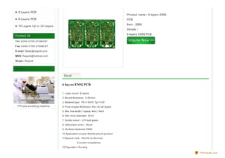 Www.raypcb.com products-6-layers-enig-pcb.html | Science