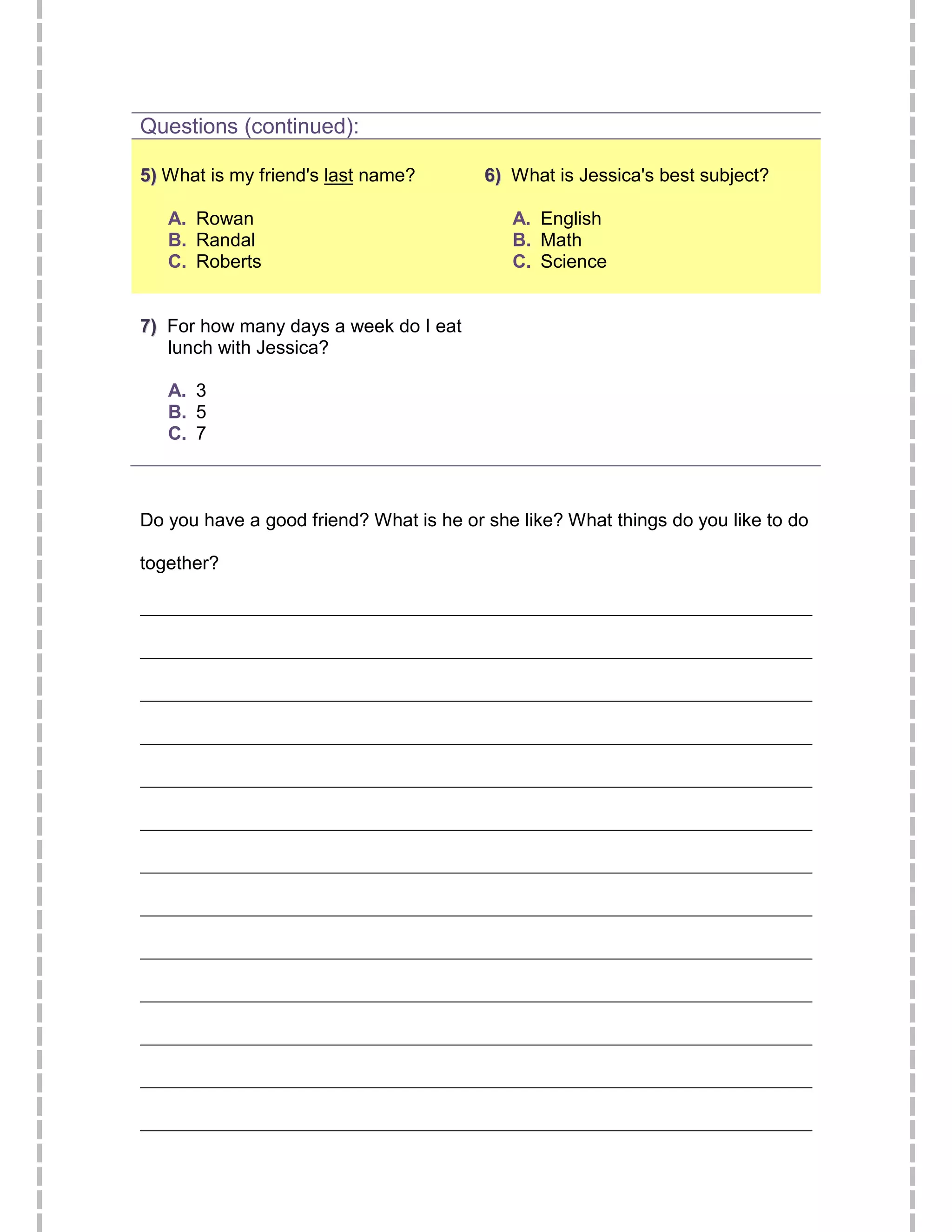 My friend | PDF