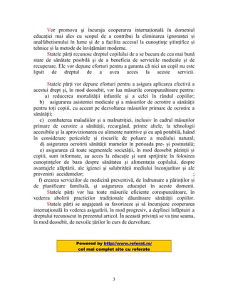 Drepturile Copilului | DOC