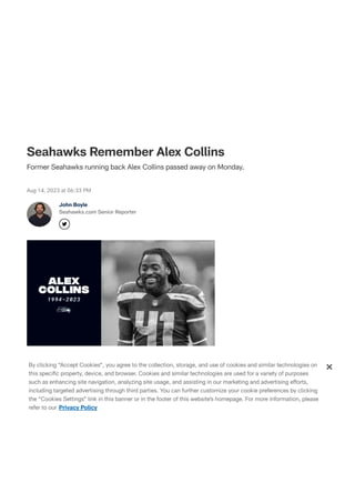 Alex Collins death | PDF